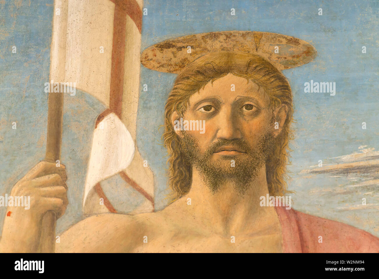 The Resurrection, detail, Piero della Francesca, 1460's, Museo Civico ...