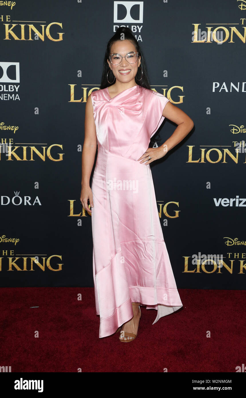 Hollywood, Ca. 9th July, 2019. Ali Wong, at The Lion King Film Premiere ...