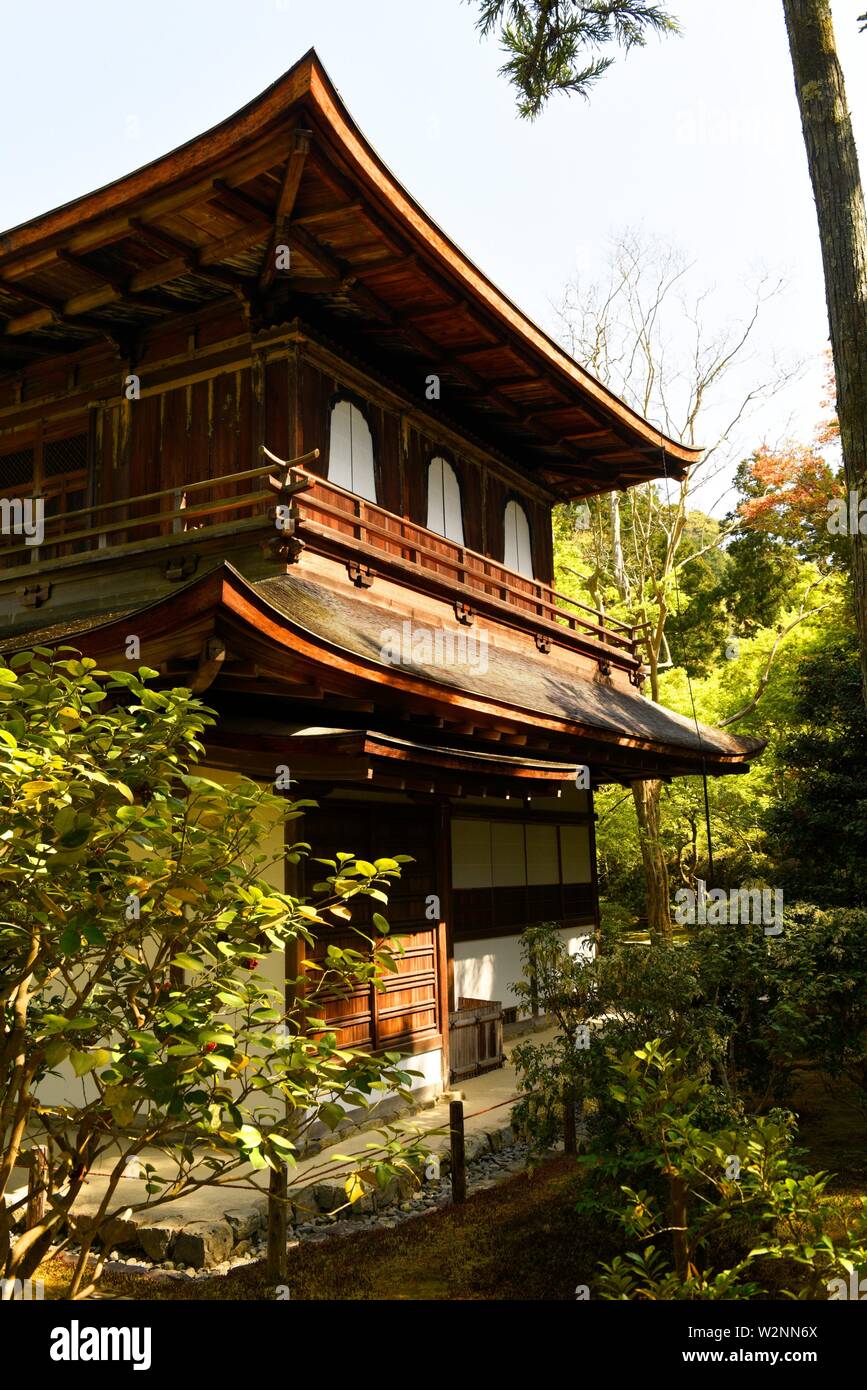 Silver pavilion temple hi-res stock photography and images - Alamy