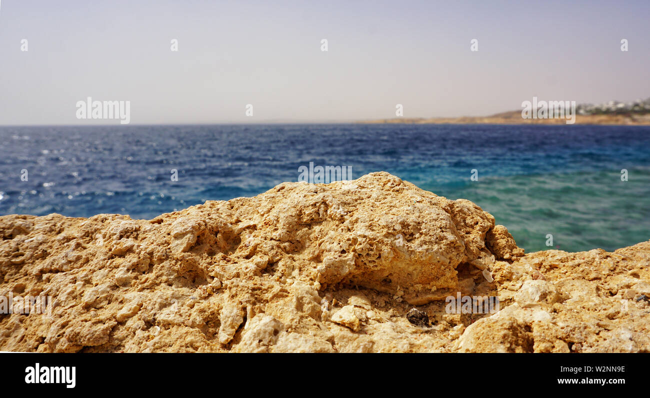 Red sea rocks Landscape in Sharm al shaikh Egypt Stock Photo - Alamy