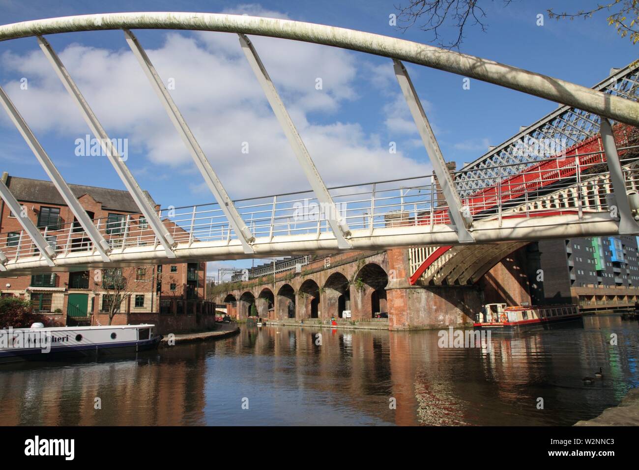 Castlefield is an inner city conservation area of Manchester England UK ...