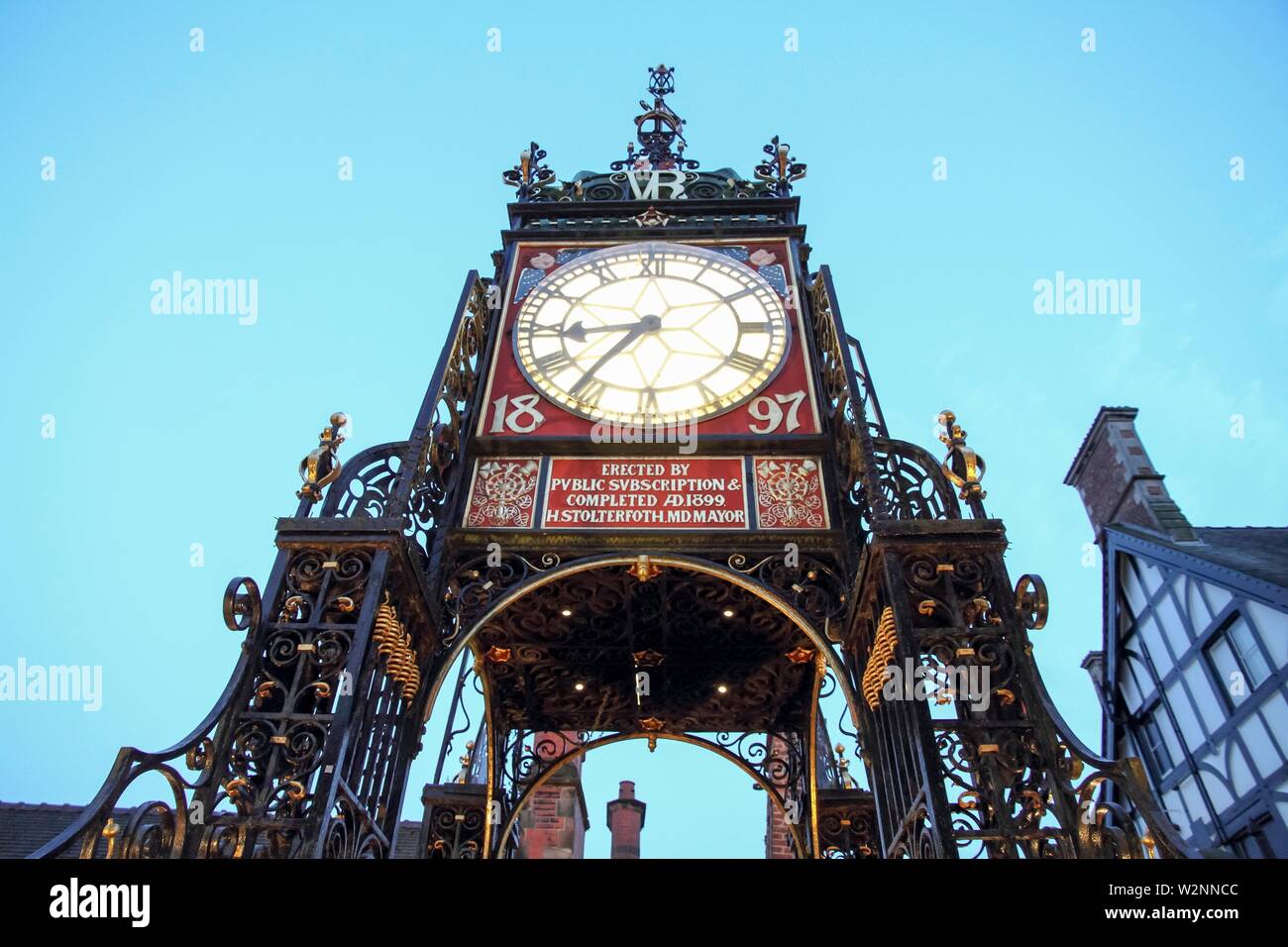 Night Chester Cheshire England Uk High Resolution Stock Photography and ...
