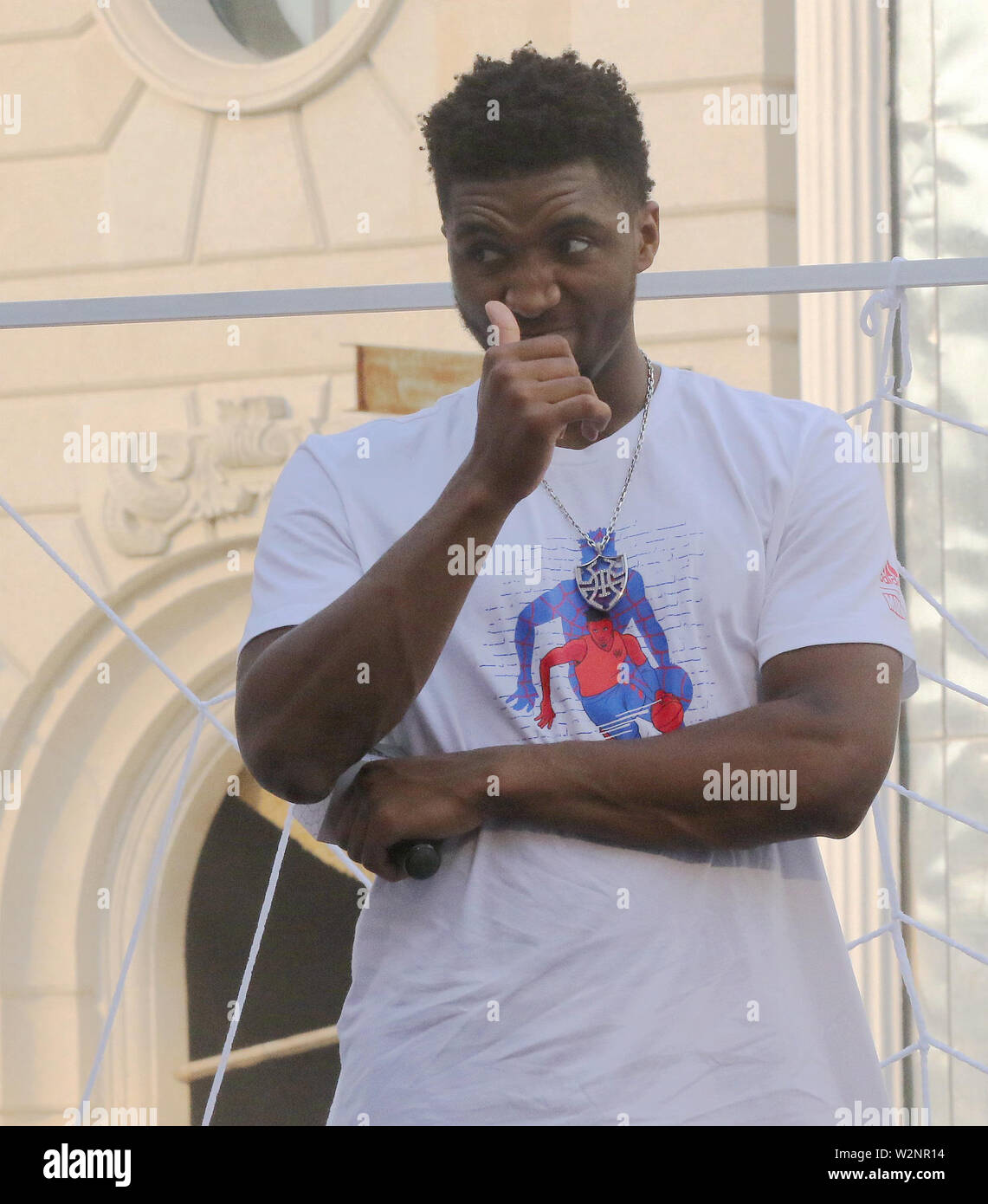 Donovan Mitchell, American basketball player for the Utah Jazz of NBA ...