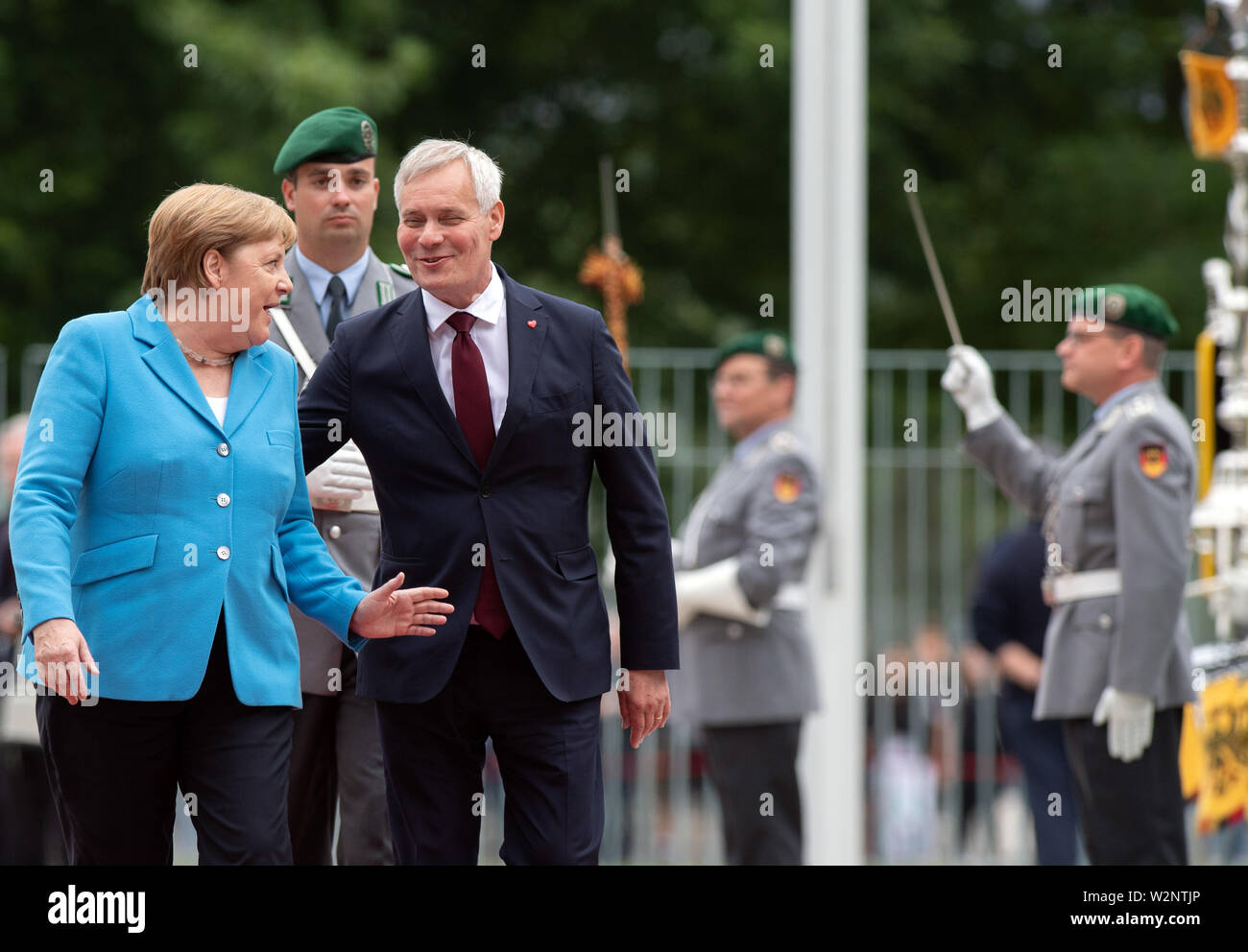 Berlin, Germany. 10th July, 2019. Federal Chancellor Angela Merkel (CDU ...