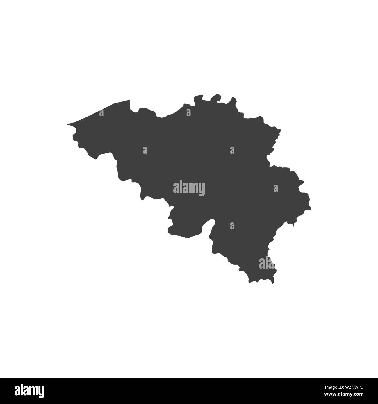 Abstract map outline belgium Black and White Stock Photos & Images - Alamy