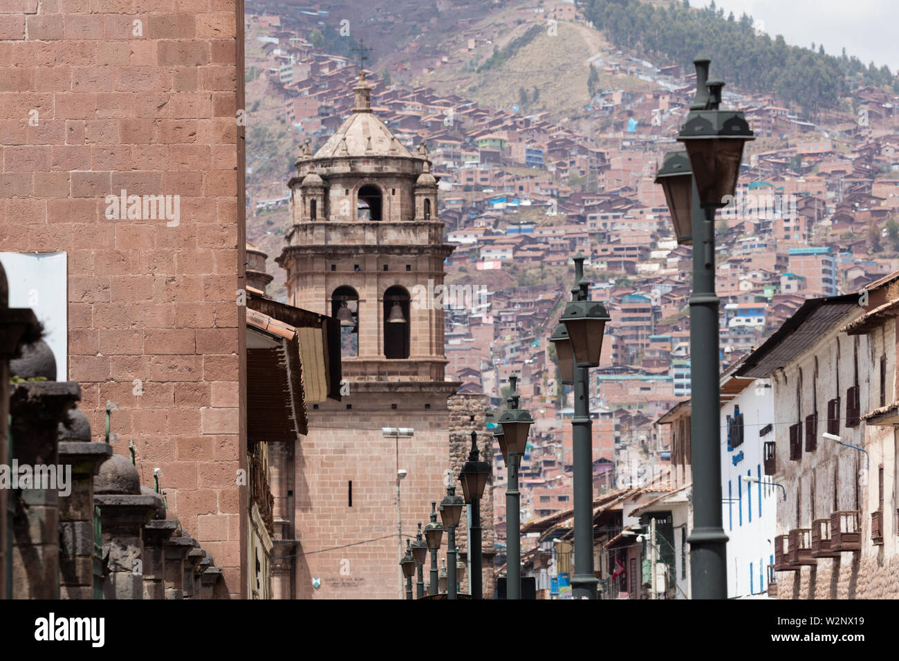 Panorama view over cusco hi-res stock photography and images - Alamy