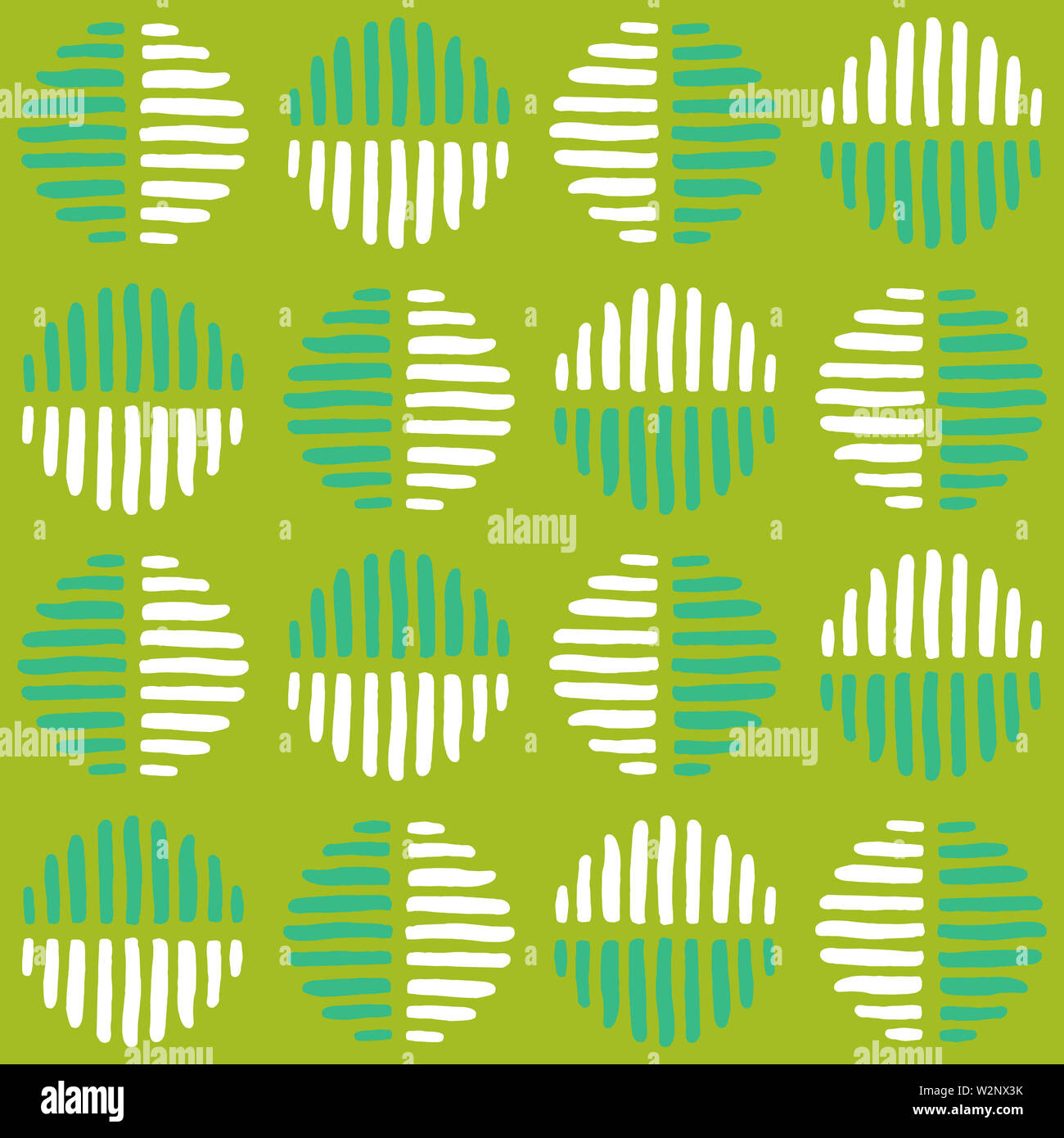An abstract striped spots pattern, created of hand drawn shapes Stock ...