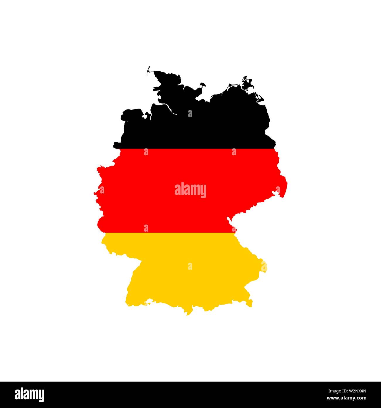 Germany map flag sign background. Vector eps10 Stock Vector Image & Art ...