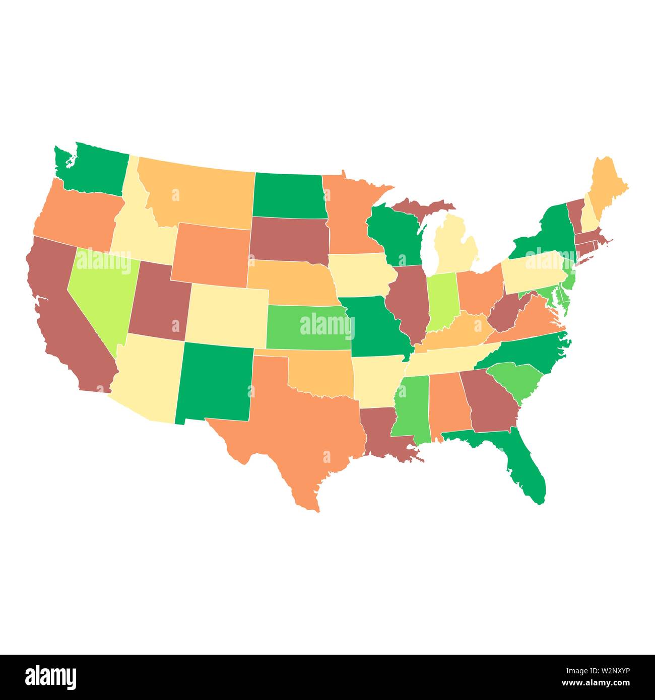 United States map background. Vector eps10 illustration Stock Vector ...
