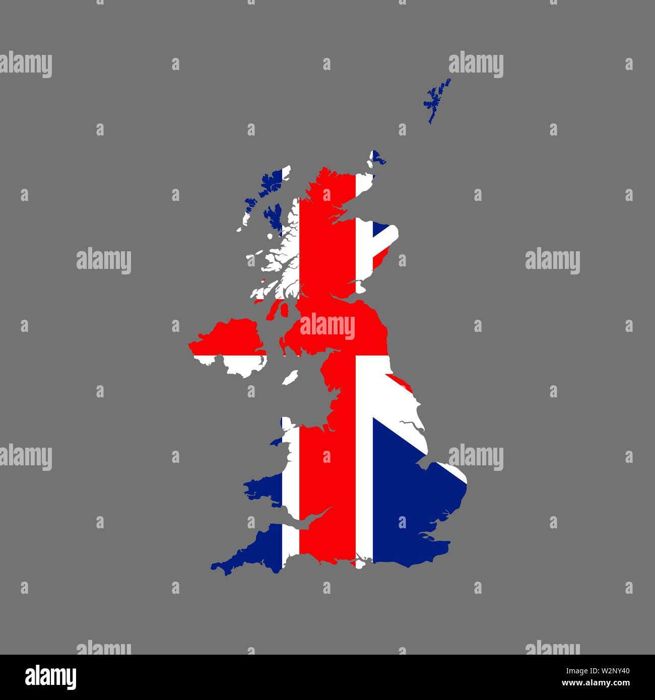 United Kingdom flag map background. Vector eps10 Stock Vector Image ...