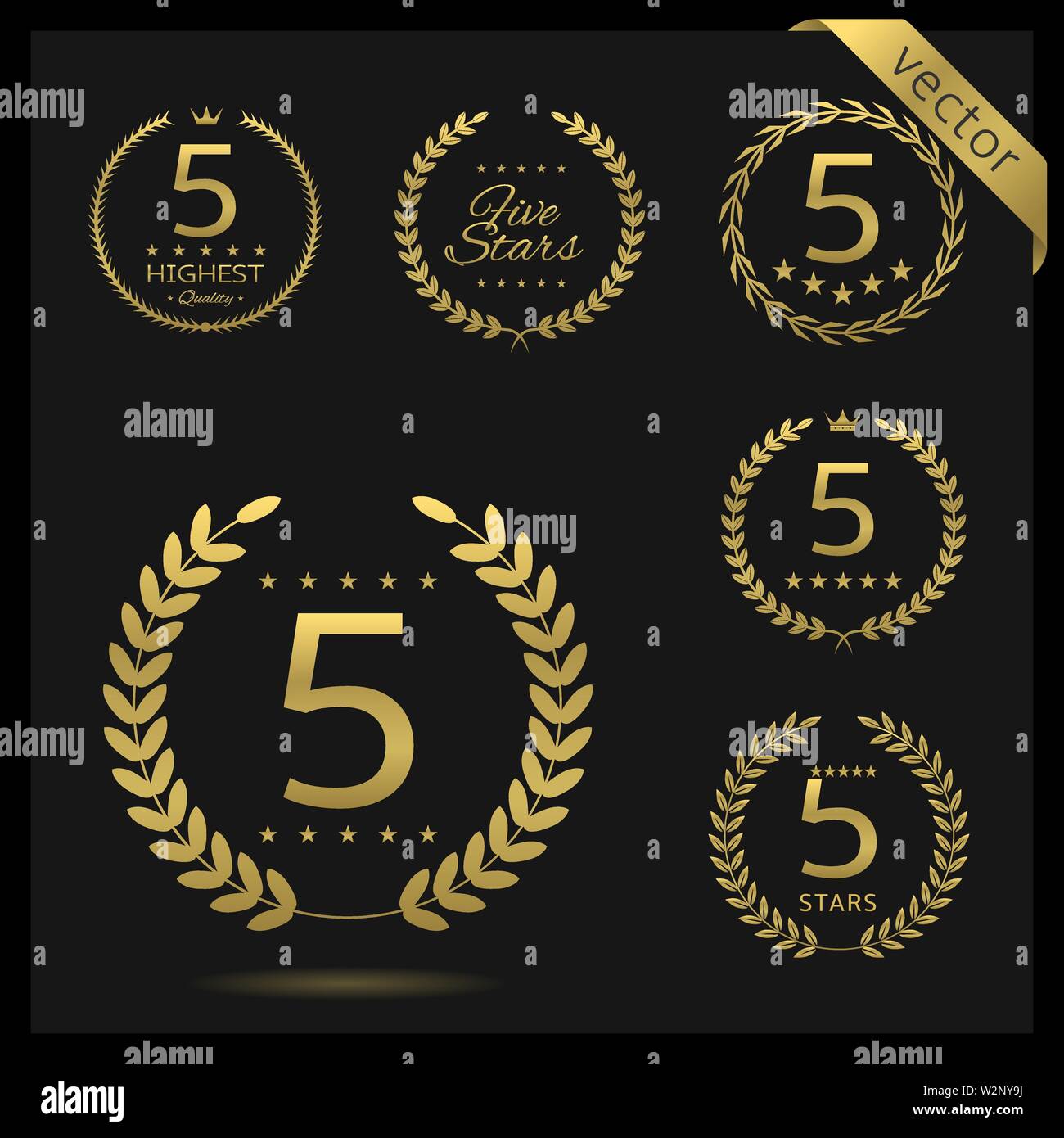 Five stars icon Stock Vector Image & Art - Alamy