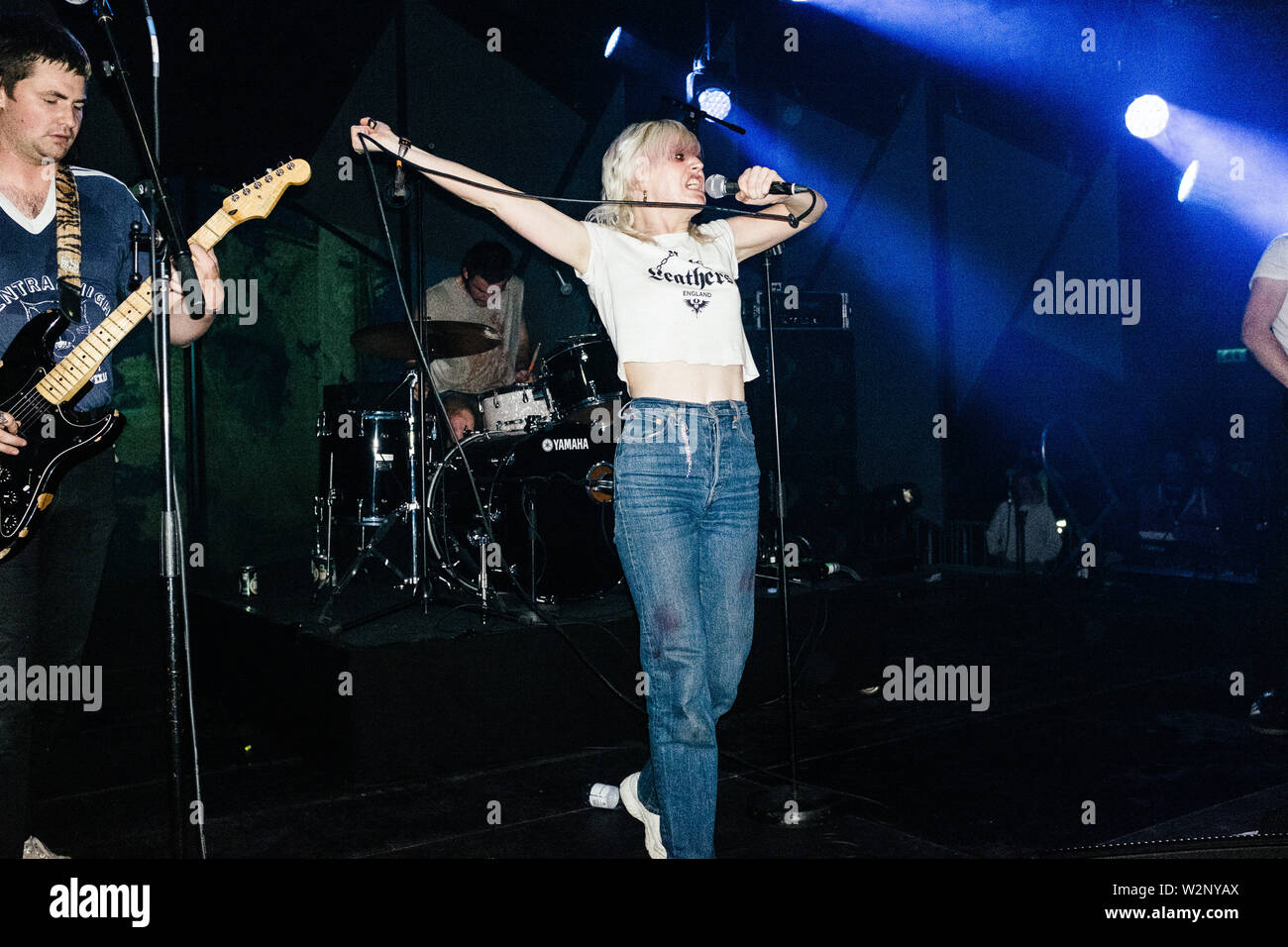 Roskilde, Denmark. July 05th, 2019. The Australian punk band Amyl and ...