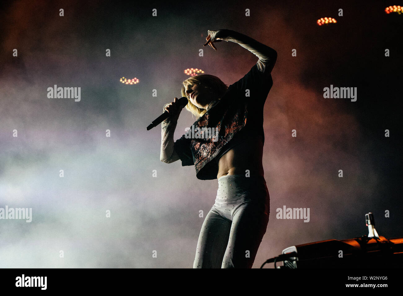 Roskilde, Denmark. July 04th, 2019. The Danish singer, songwriter and ...