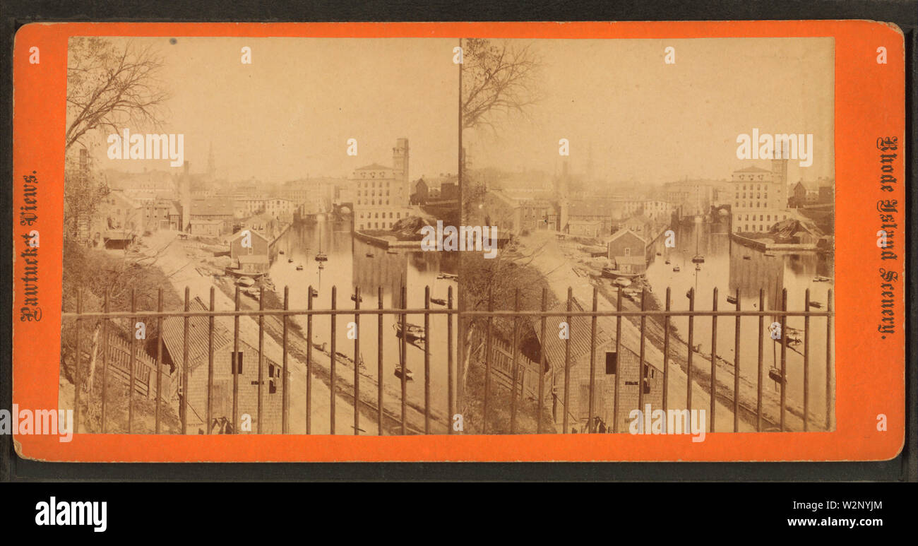 (View from) Division St Bridge, from Robert N Dennis collection of ...
