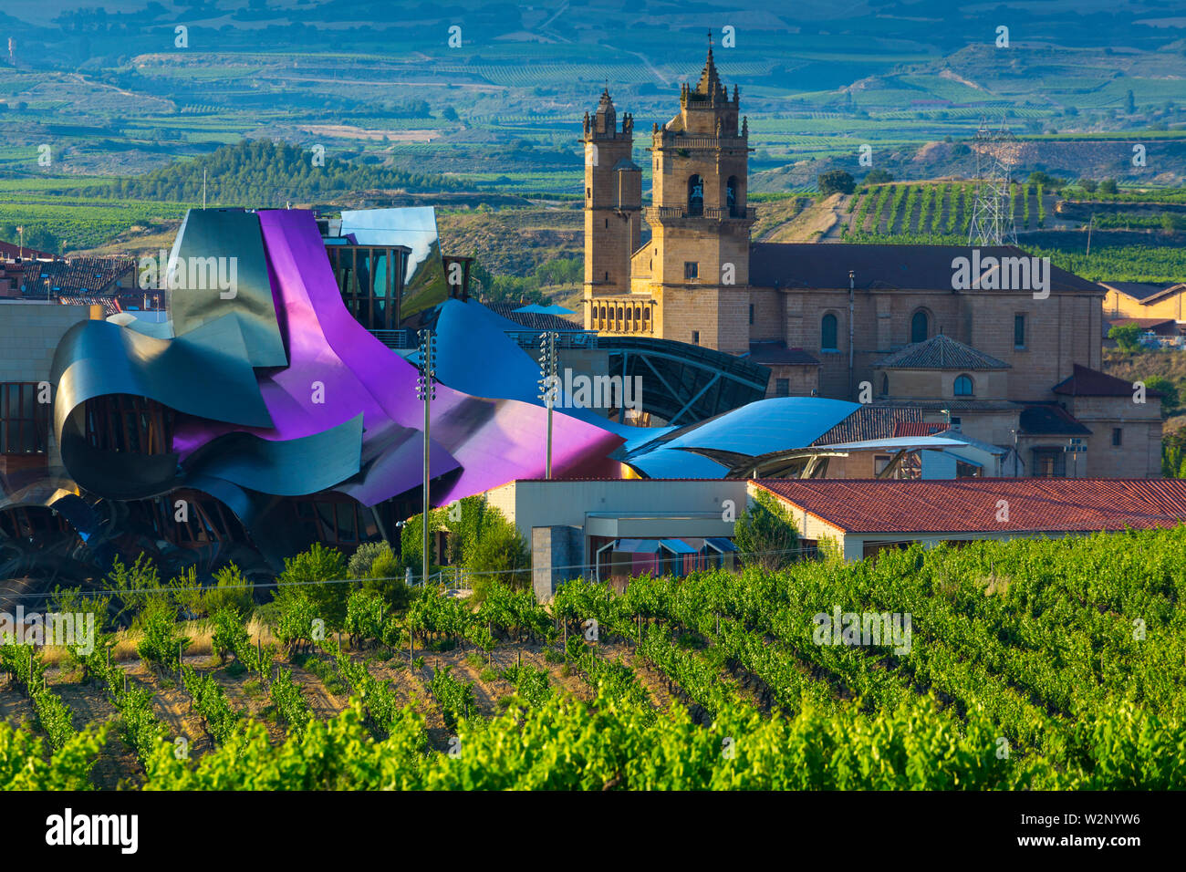 Elciego village, Wine region of la Rioja Alavesa, Alava, The Basque ...