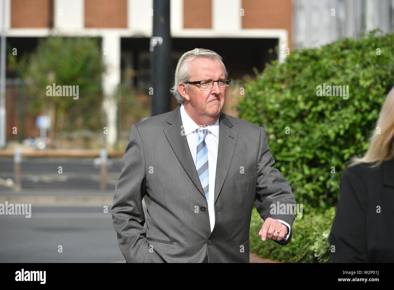 Christopher Ashford, 62, leaves Swindon Magistrates' Court where he and ...