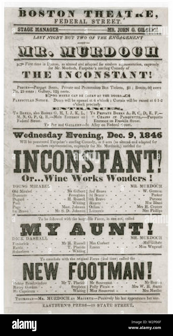 Bostontheatre hi-res stock photography and images - Alamy