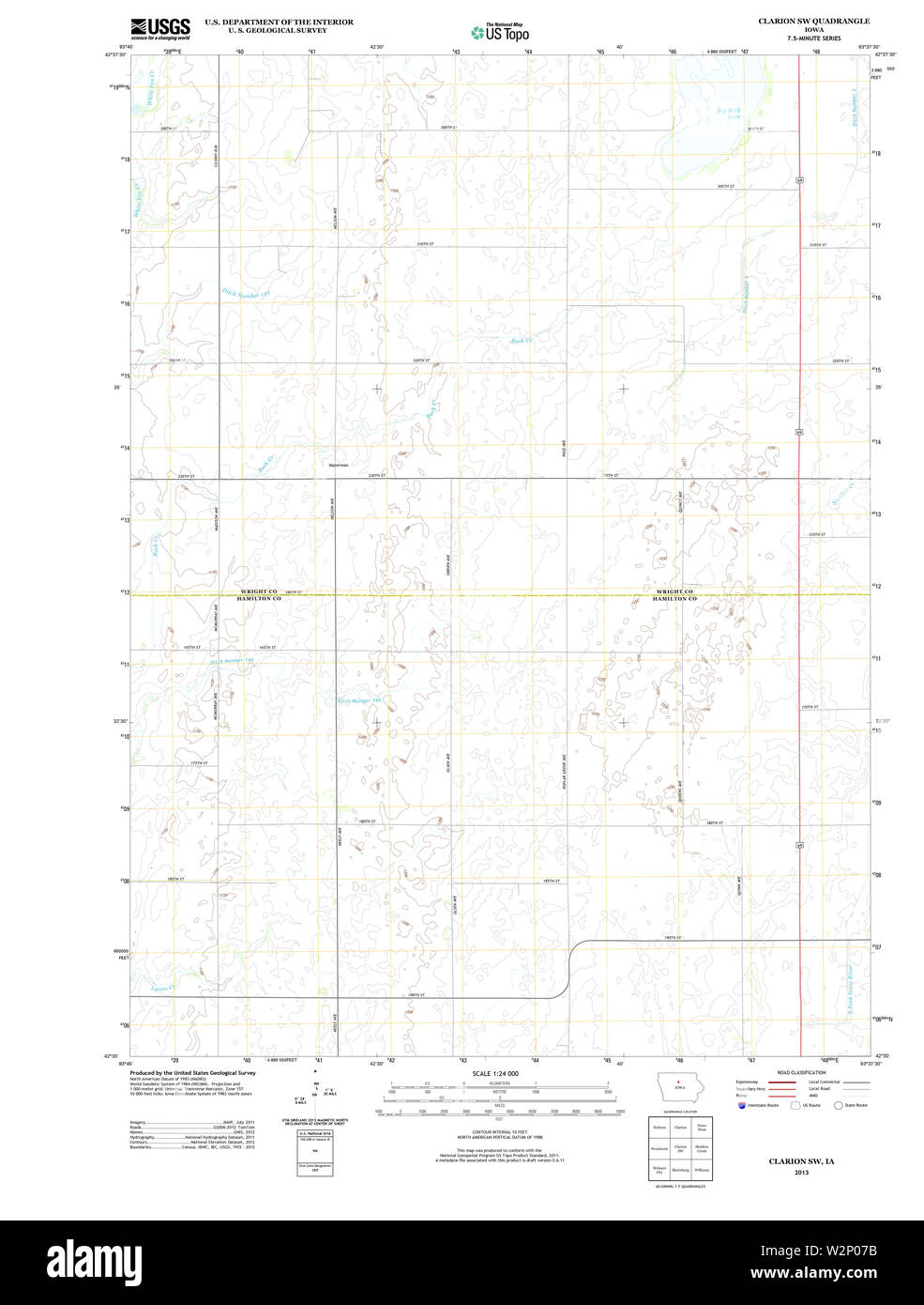 Map of clarion Cut Out Stock Images & Pictures - Alamy
