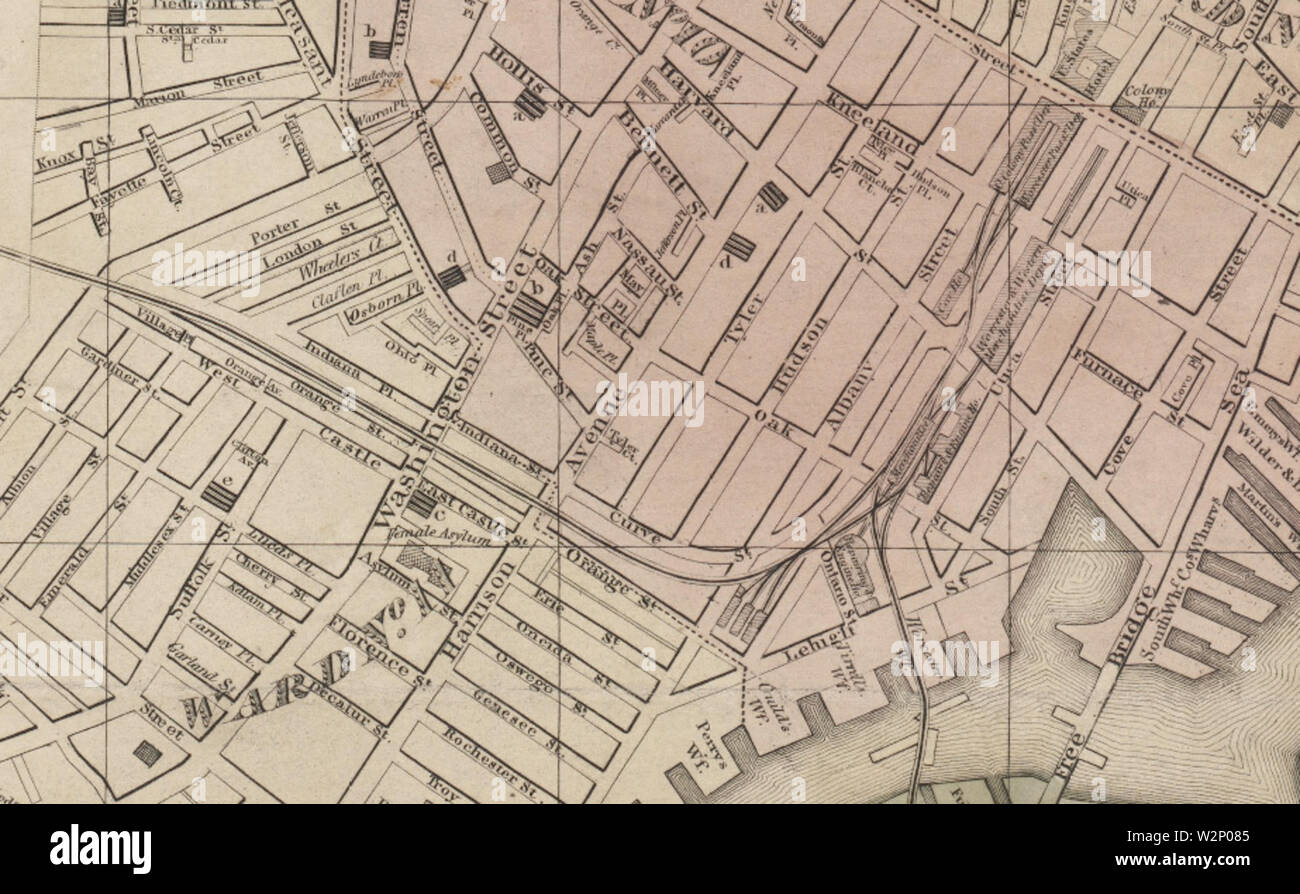 Map of southend hi-res stock photography and images - Alamy