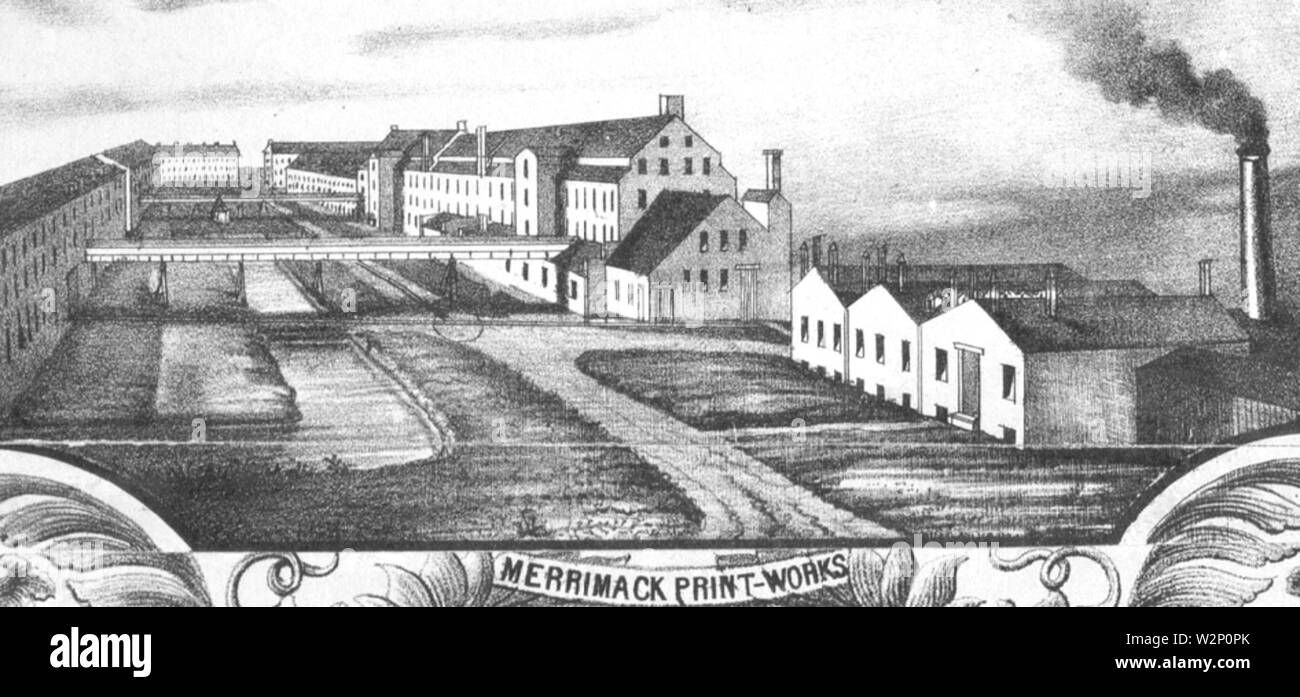 Map of merrimack hi-res stock photography and images - Alamy