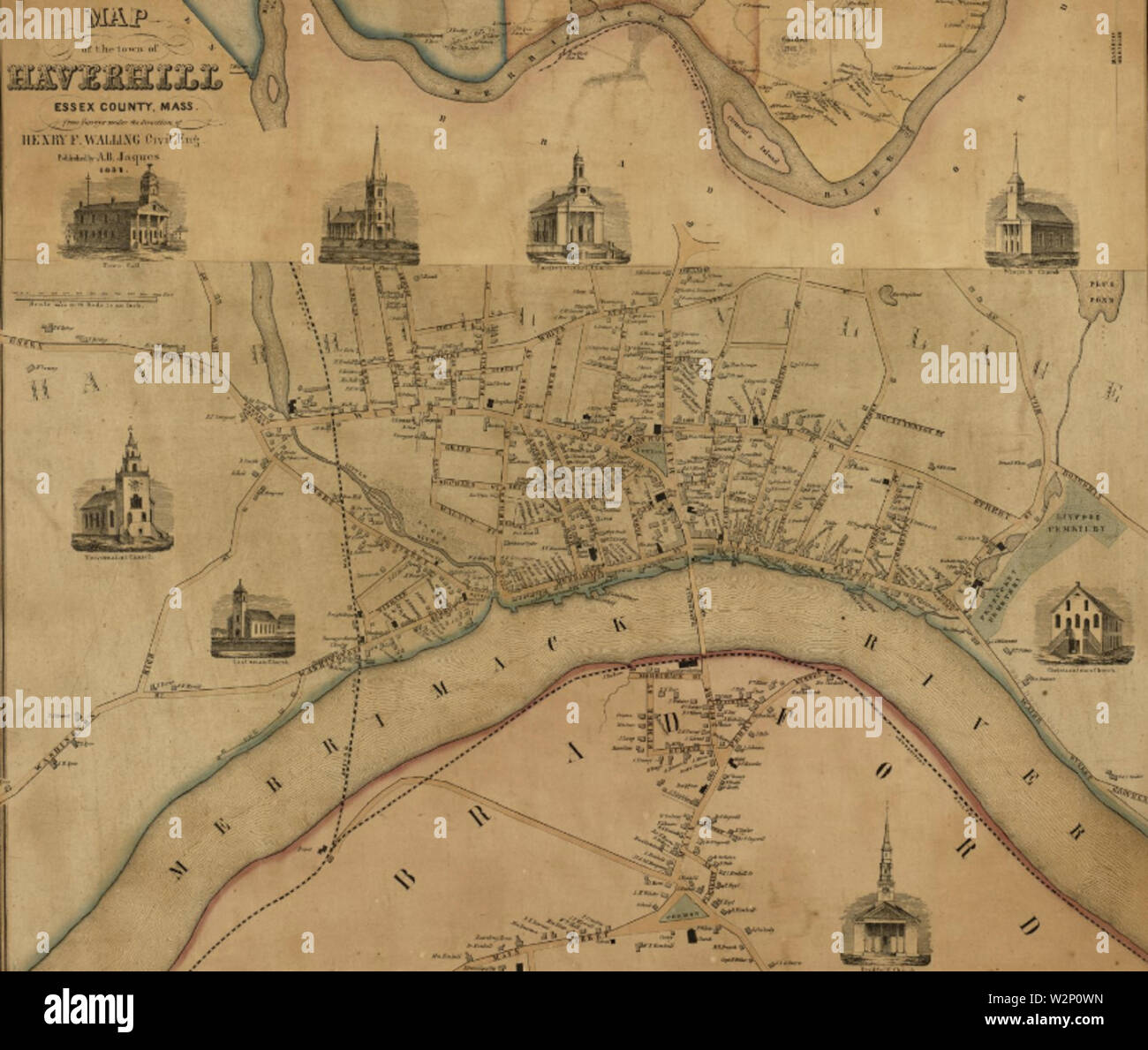 Map of haverhill hi-res stock photography and images - Alamy