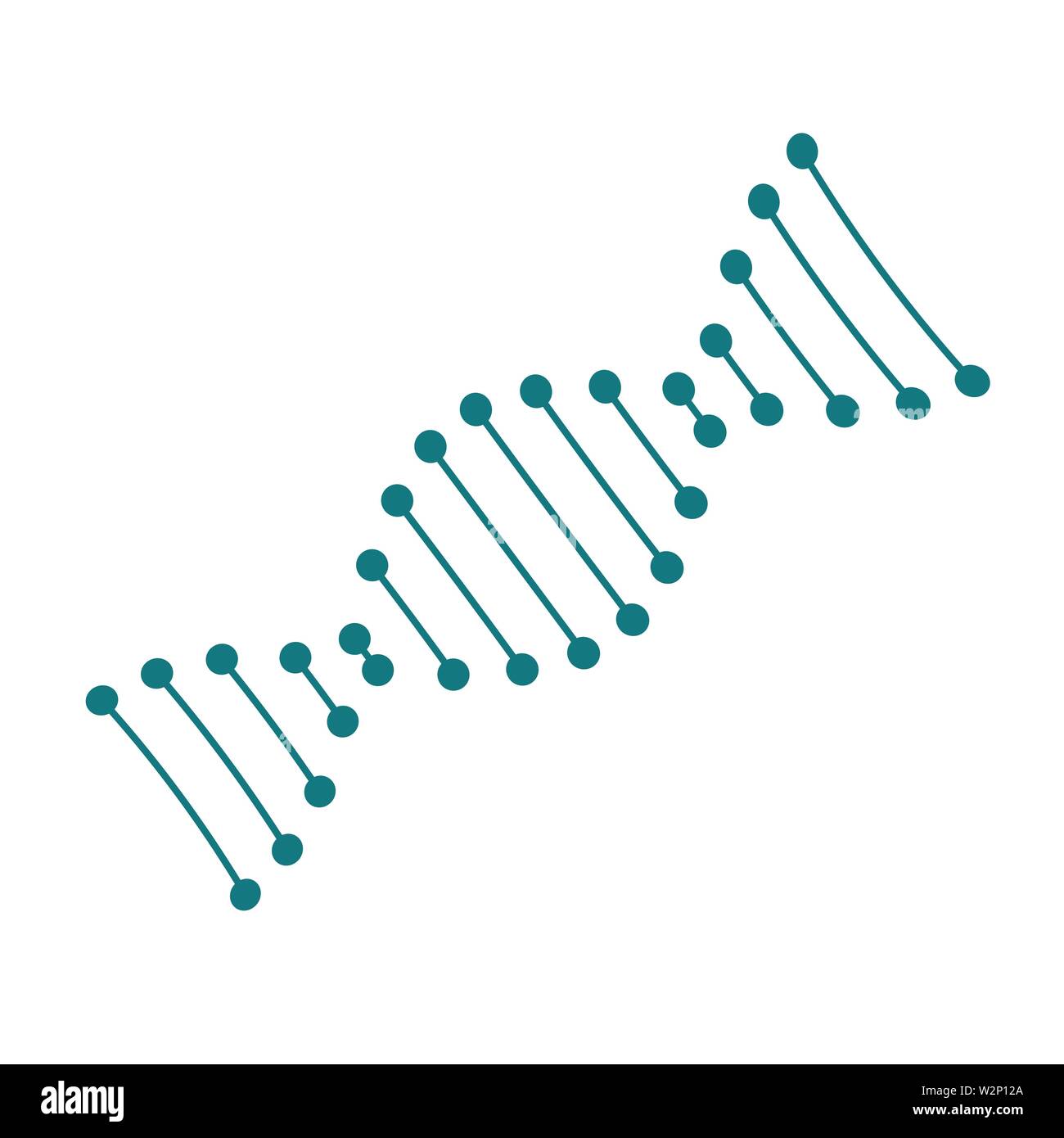 Dna sign icon isolated on white background Stock Vector Image & Art - Alamy