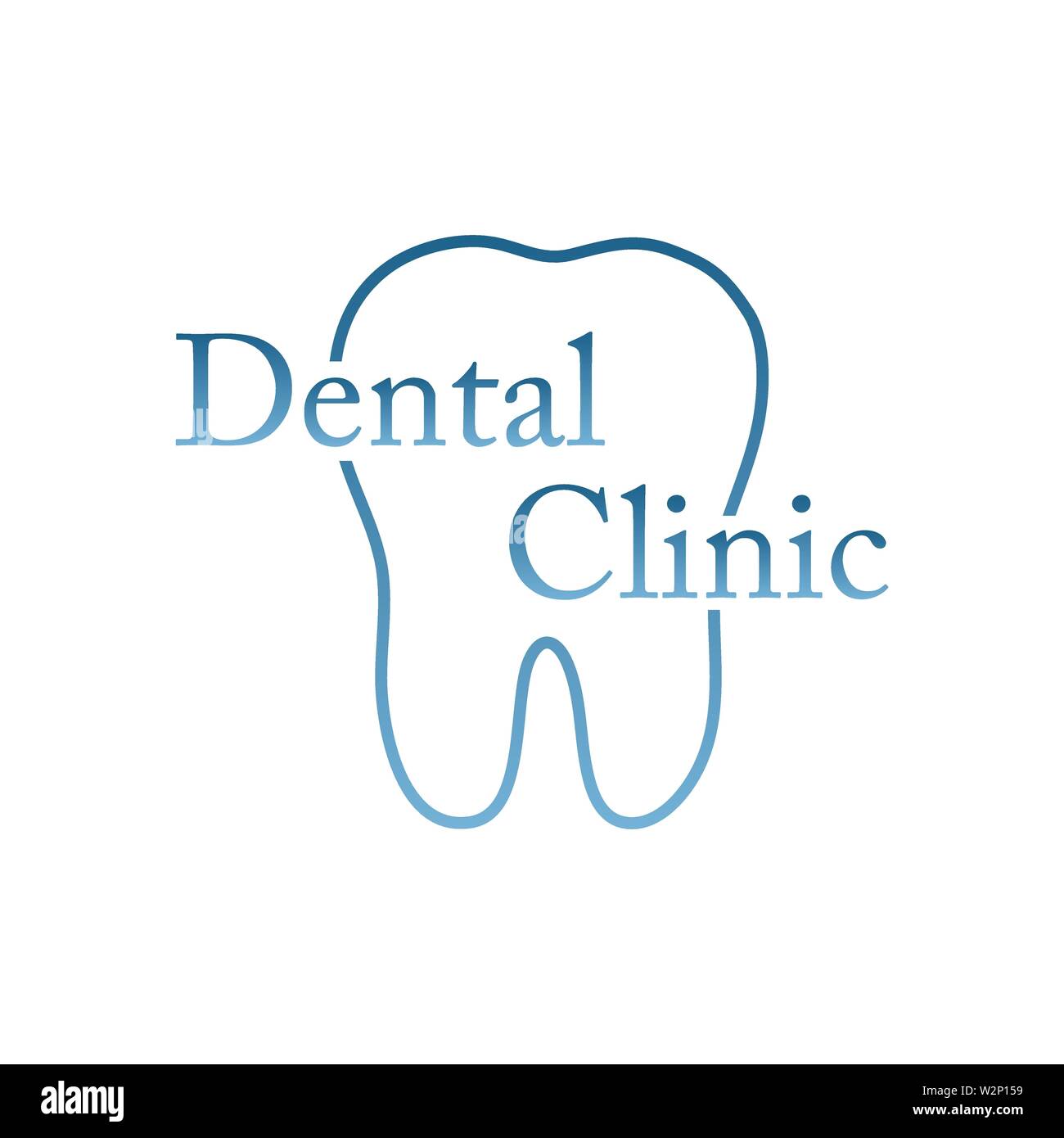 Dental clinic logo sign background. Vector eps10 Stock Vector Image ...