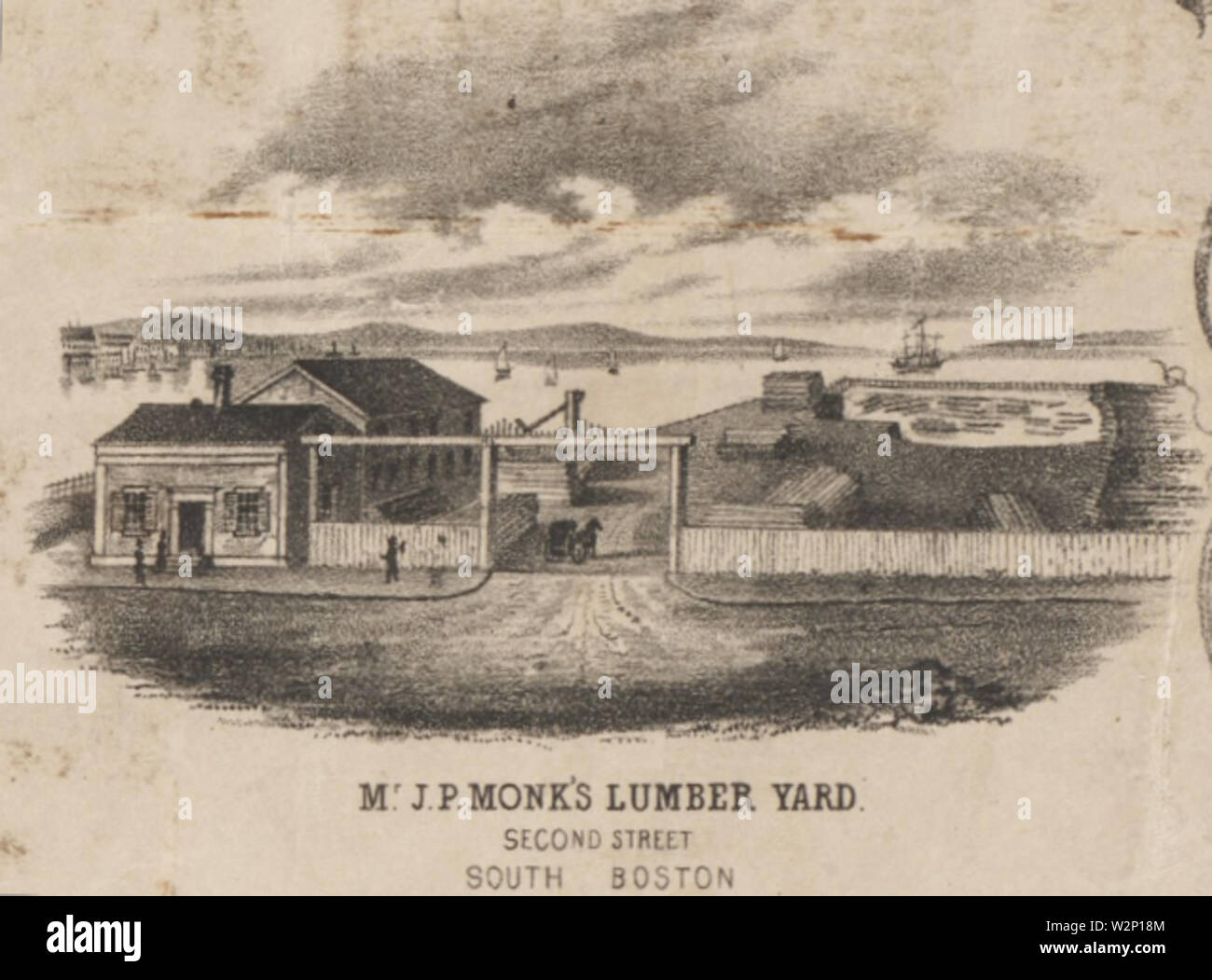 Map of boston 1800s hi-res stock photography and images - Alamy