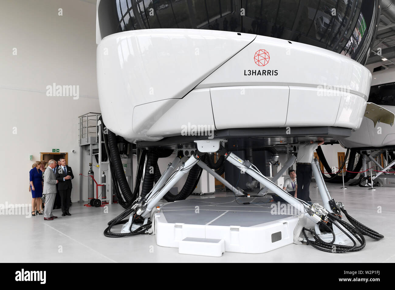 The Prince of Wales during a visit to officially open the L3Harris ...