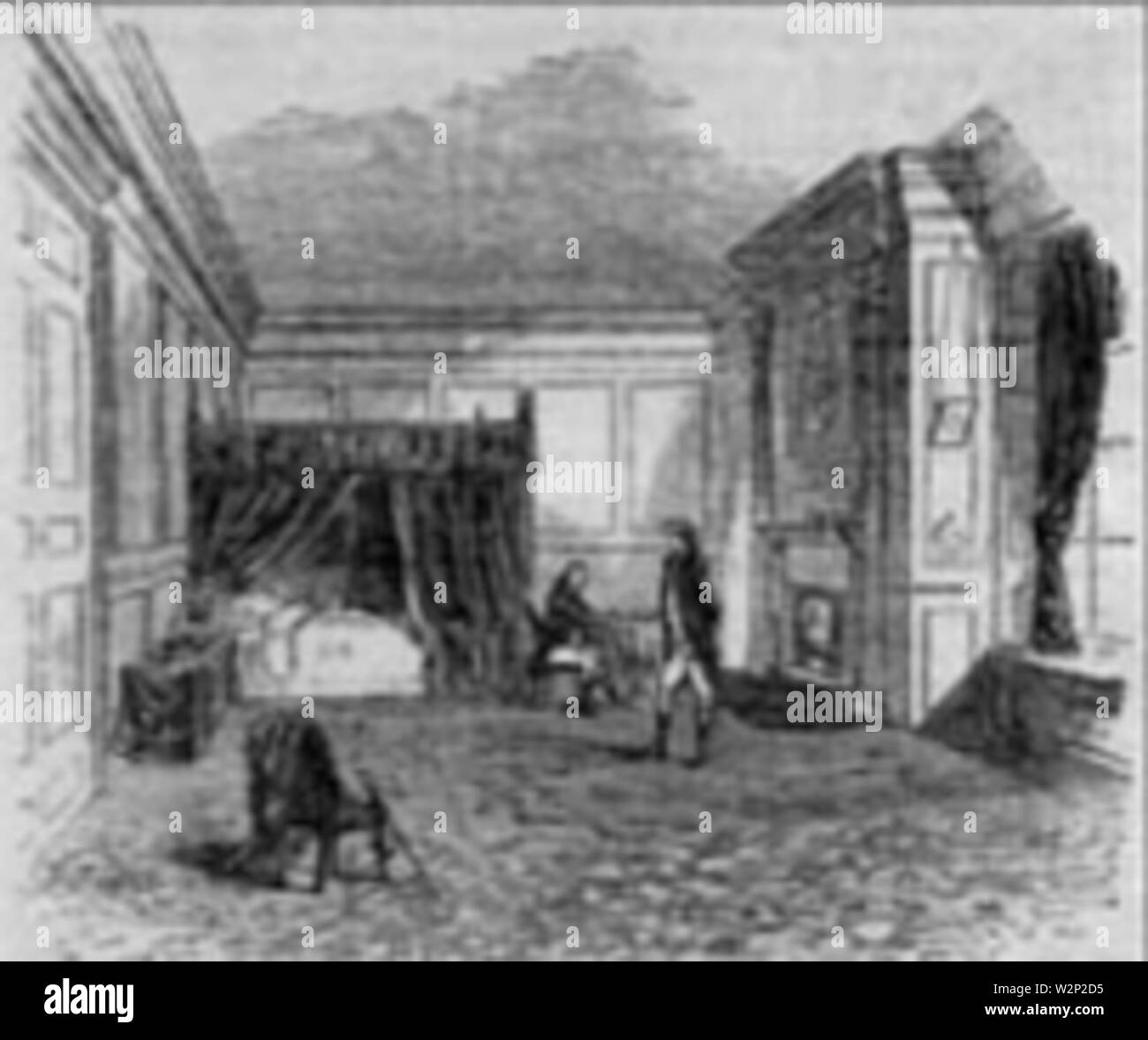 Mid 19th century interior Black and White Stock Photos & Images - Alamy