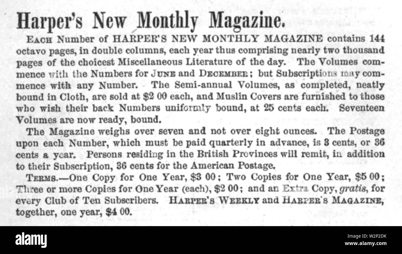 Harper magazine hi-res stock photography and images - Alamy