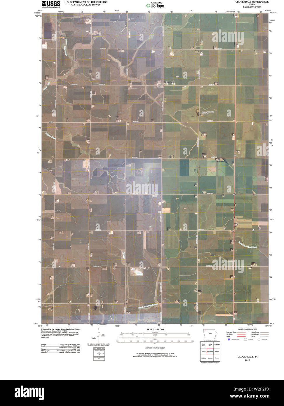 Map of cloverdale hi-res stock photography and images - Alamy