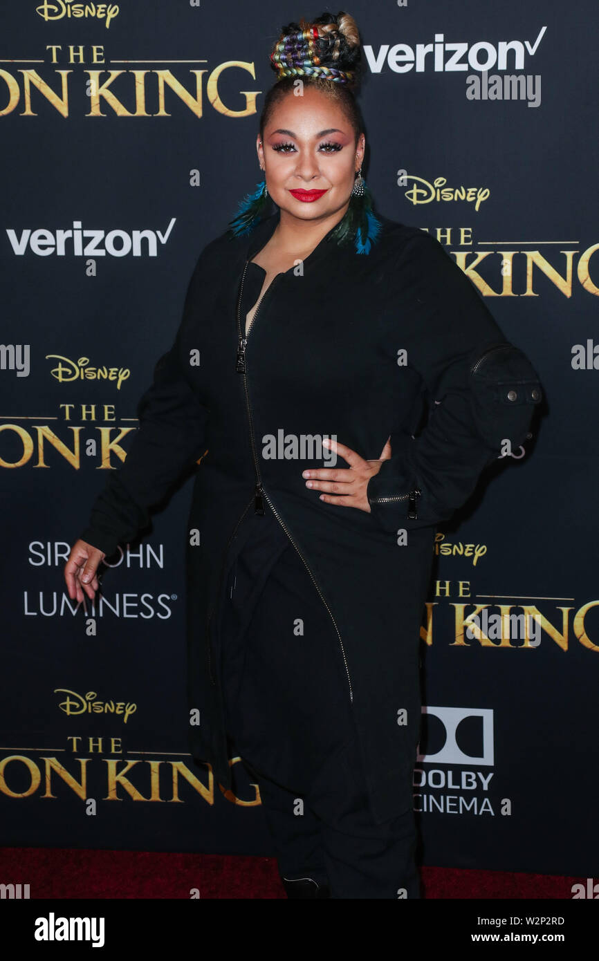 HOLLYWOOD, LOS ANGELES, CALIFORNIA, USA - JULY 09: Actress Raven-Symone ...
