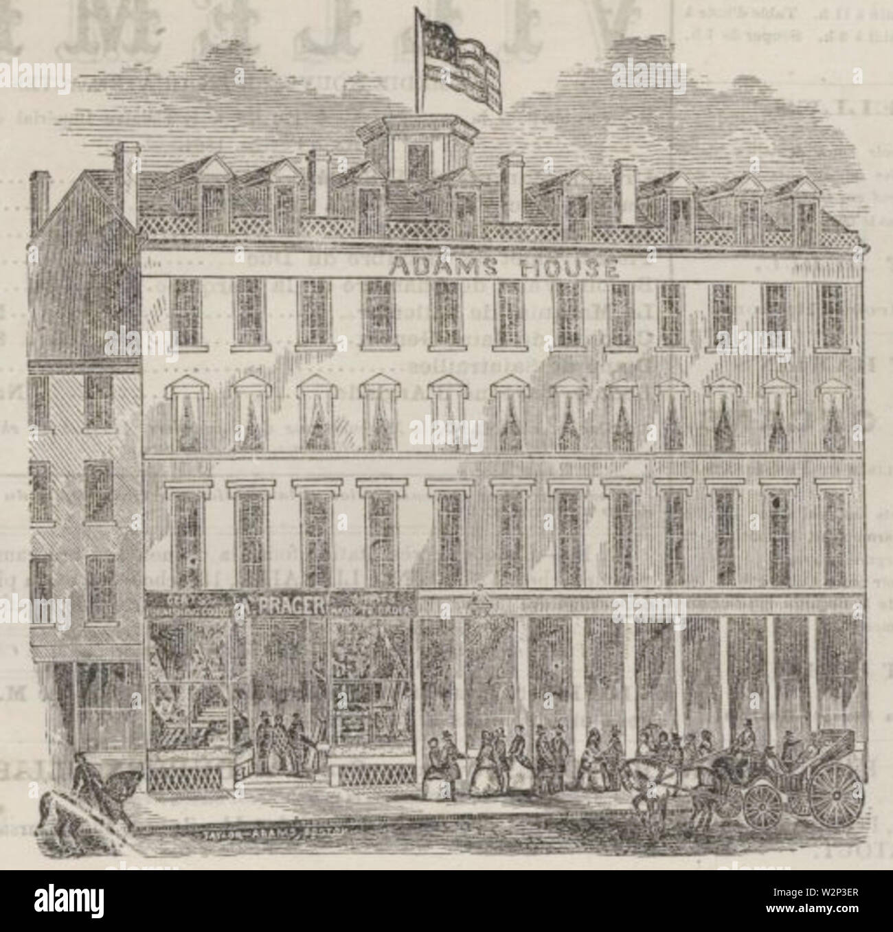 19th century view of boston hi-res stock photography and images - Alamy