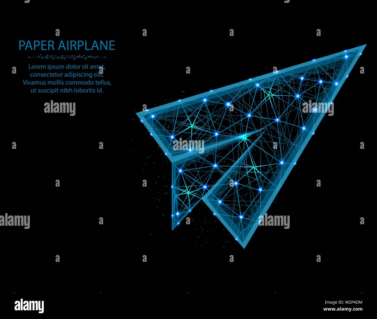 Black triangle airplane hi-res stock photography and images - Alamy