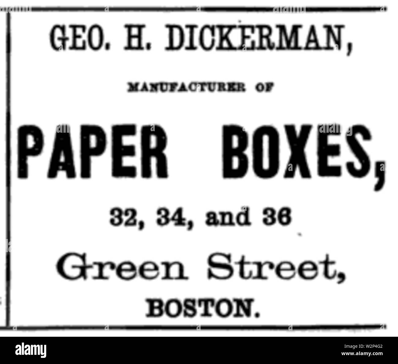 Dickerman hi-res stock photography and images - Alamy