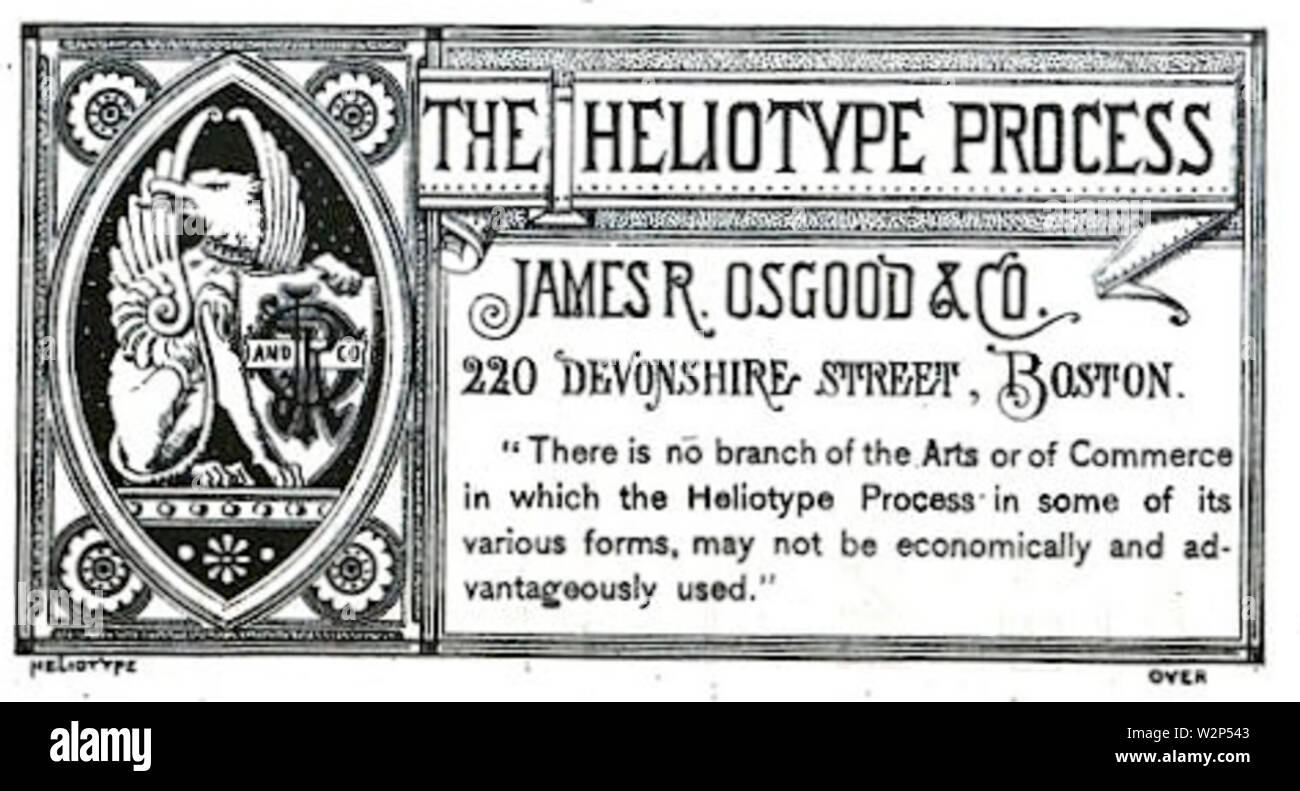 Heliotype hi-res stock photography and images - Alamy