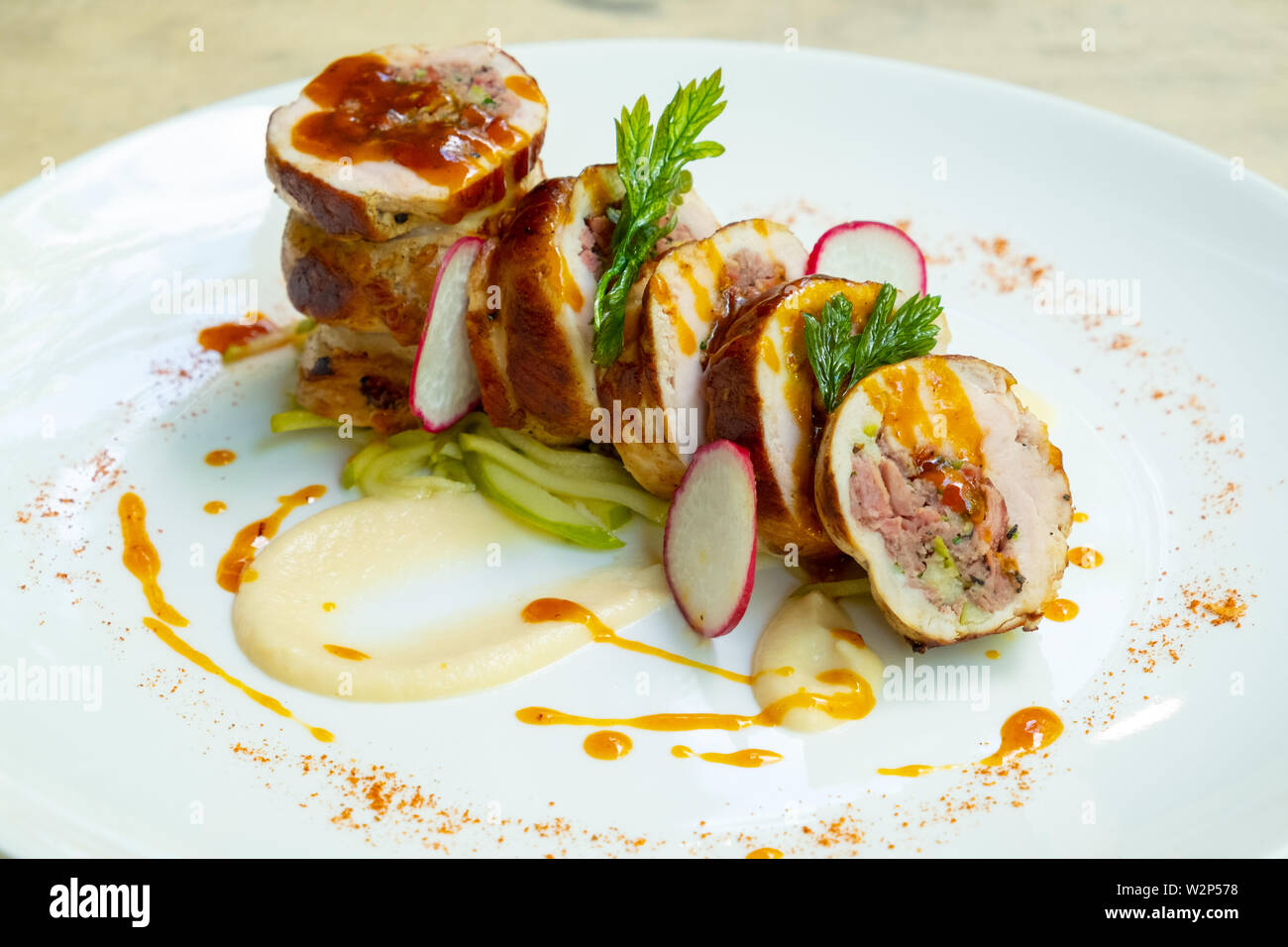 Rolled meatloaf hi-res stock photography and images - Alamy