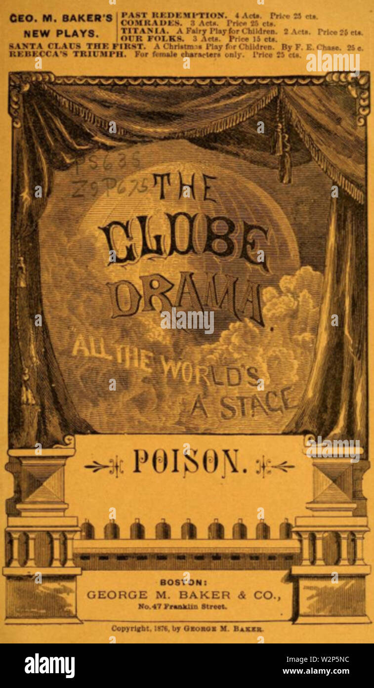 1882 Poison GMBaker Boston Stock Photo - Alamy