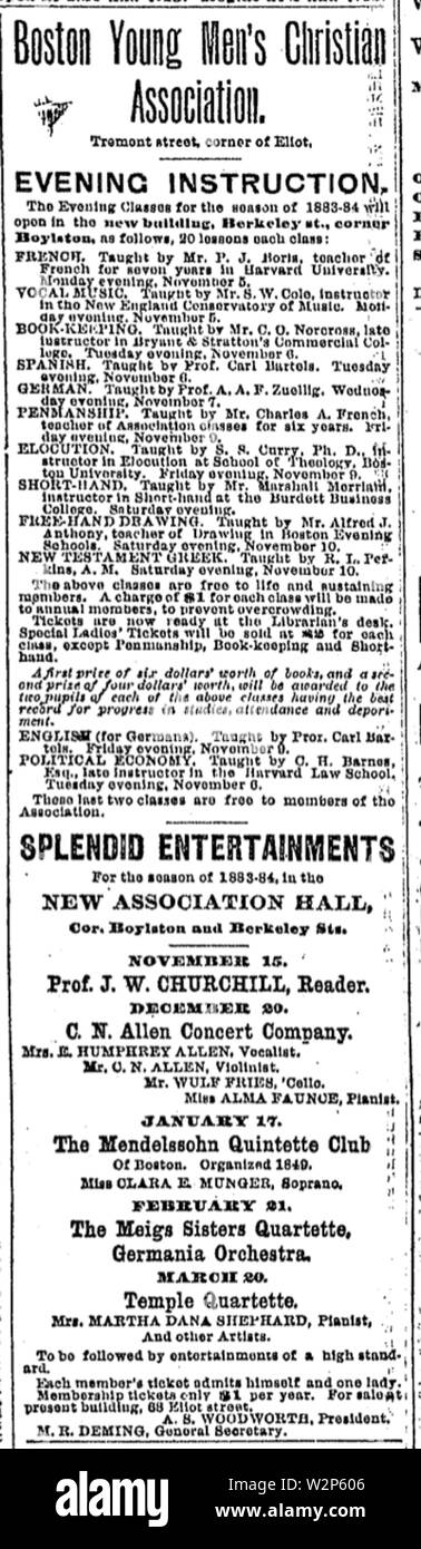 History of ymca hi-res stock photography and images - Alamy