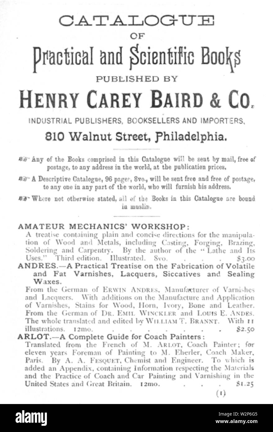 Henry carey baird hi-res stock photography and images - Alamy
