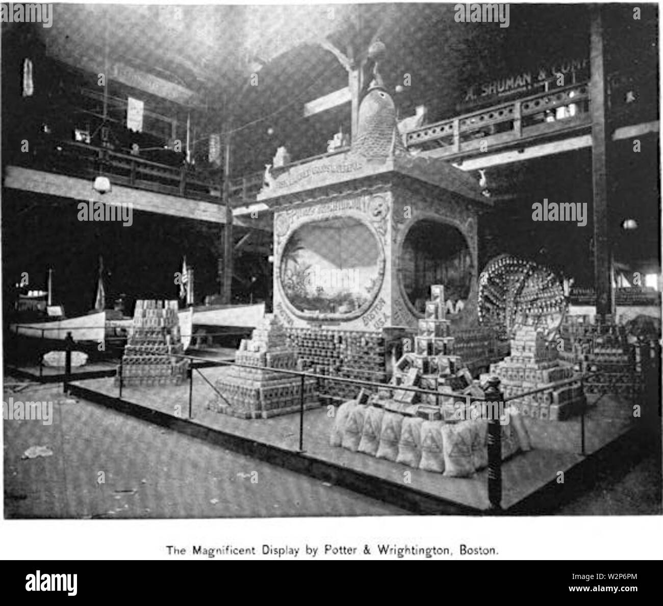 1889 MaritimeExhibit MechanicsBuilding Boston4 Stock Photo - Alamy