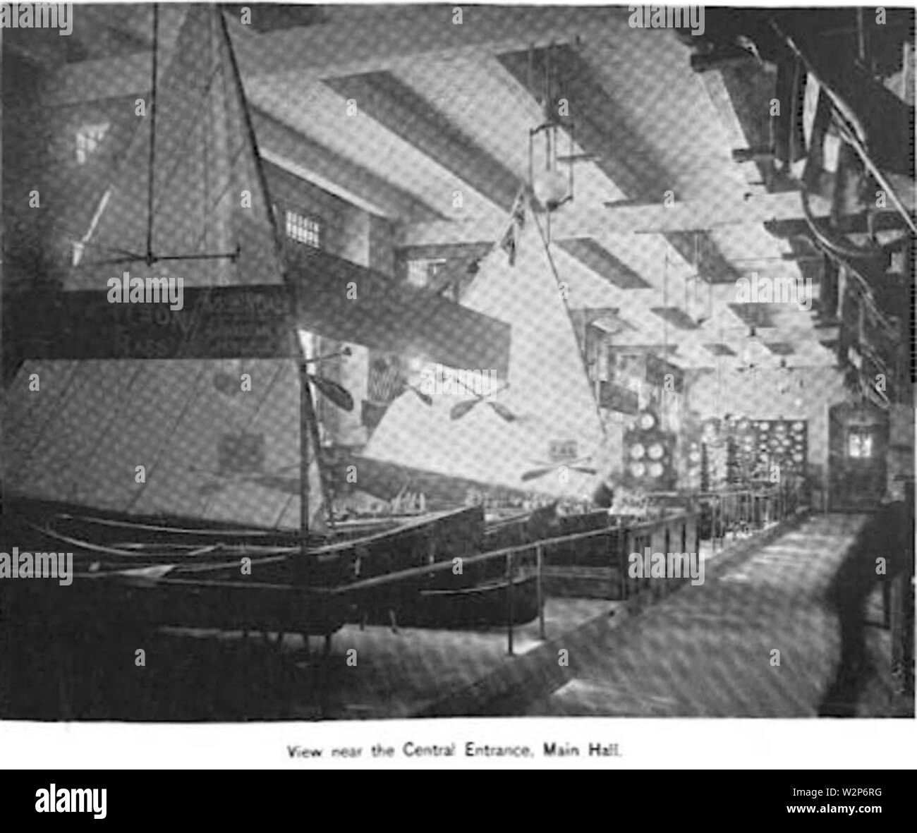 1889 MaritimeExhibit MechanicsBuilding Boston14 Stock Photo - Alamy