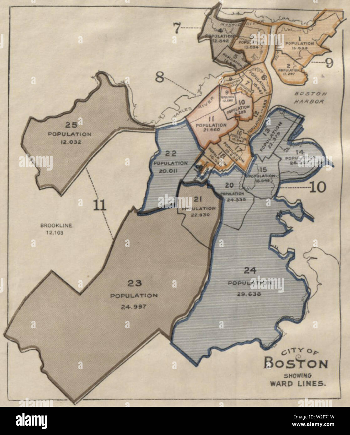 Districts map hi-res stock photography and images - Alamy