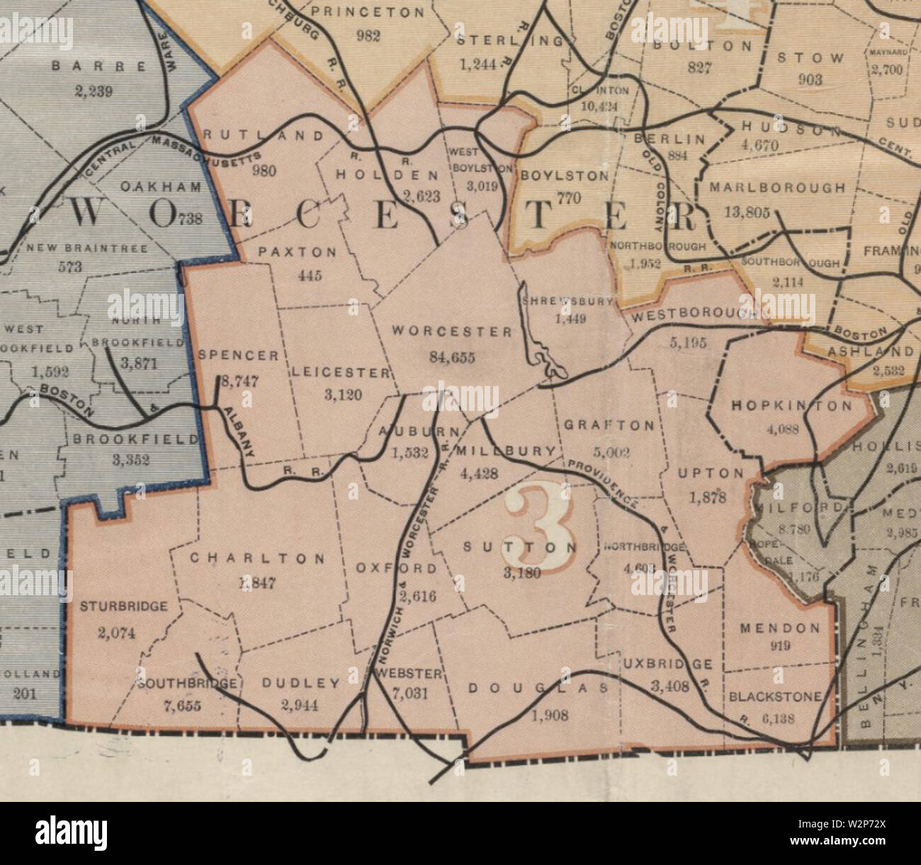 Congressional district map hi-res stock photography and images - Alamy