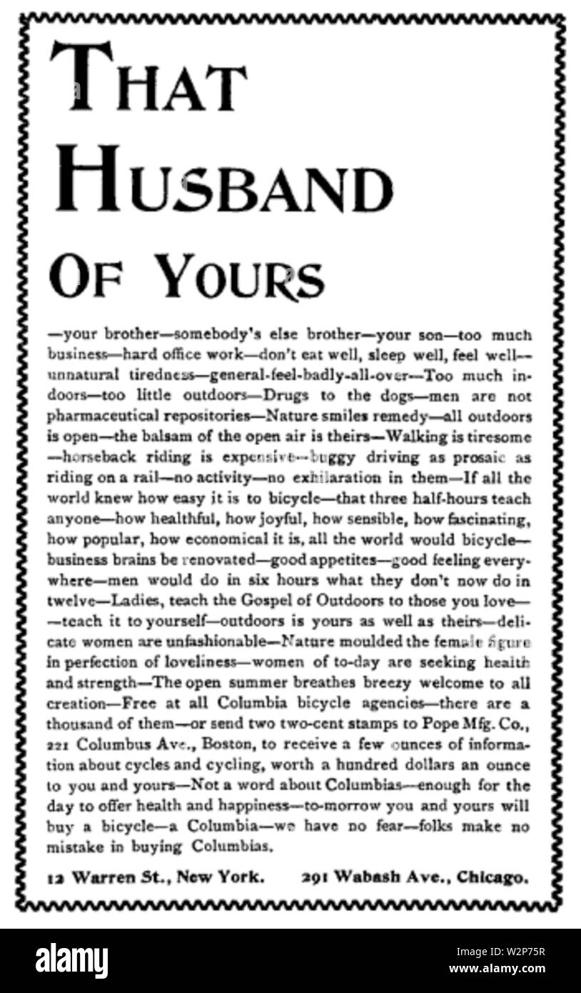 1892 ad hi-res stock photography and images - Alamy