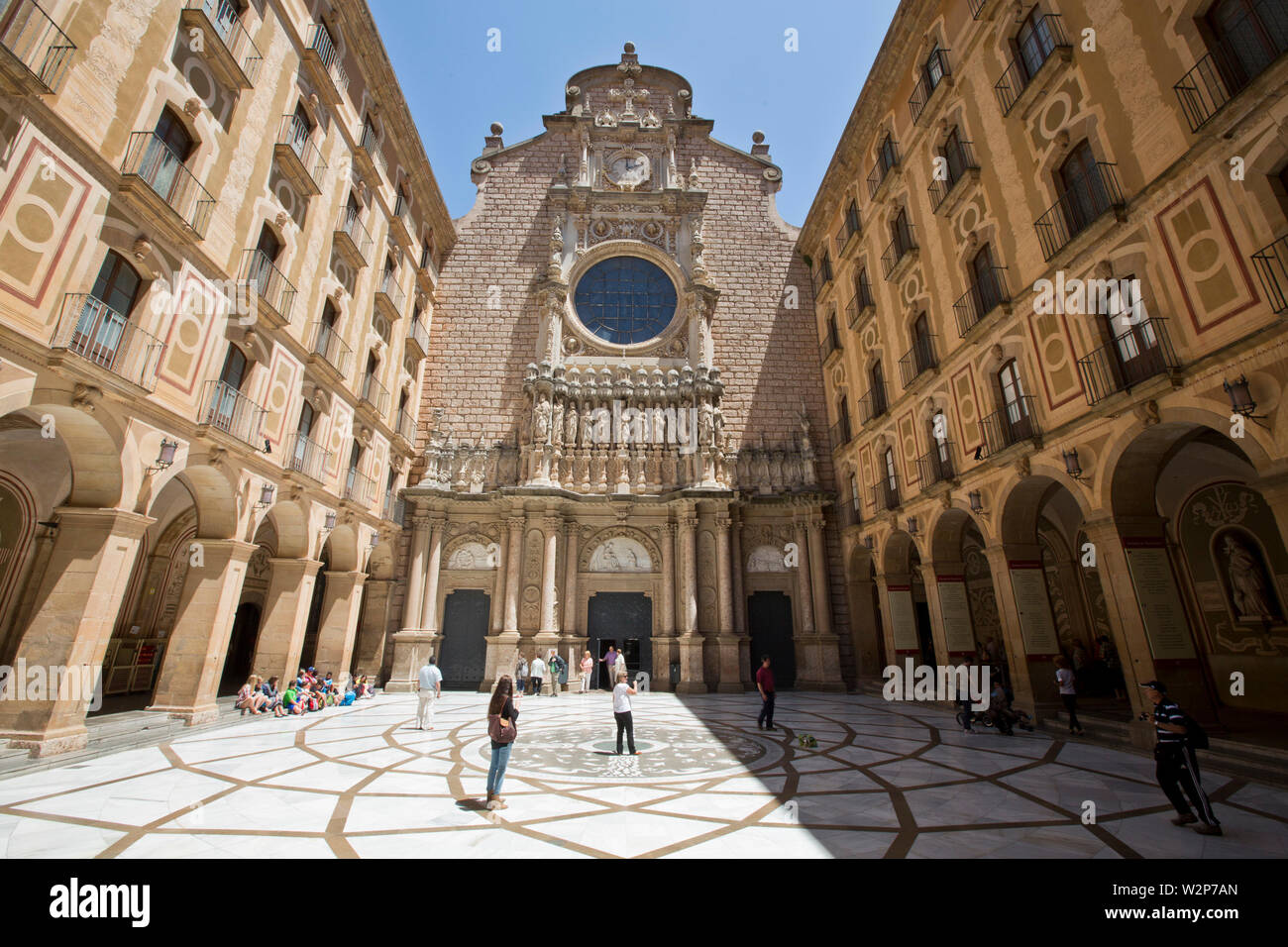 SANTA MARIA DE MONTSERRAT ABBEY, SPAIN Stock Photo - Alamy