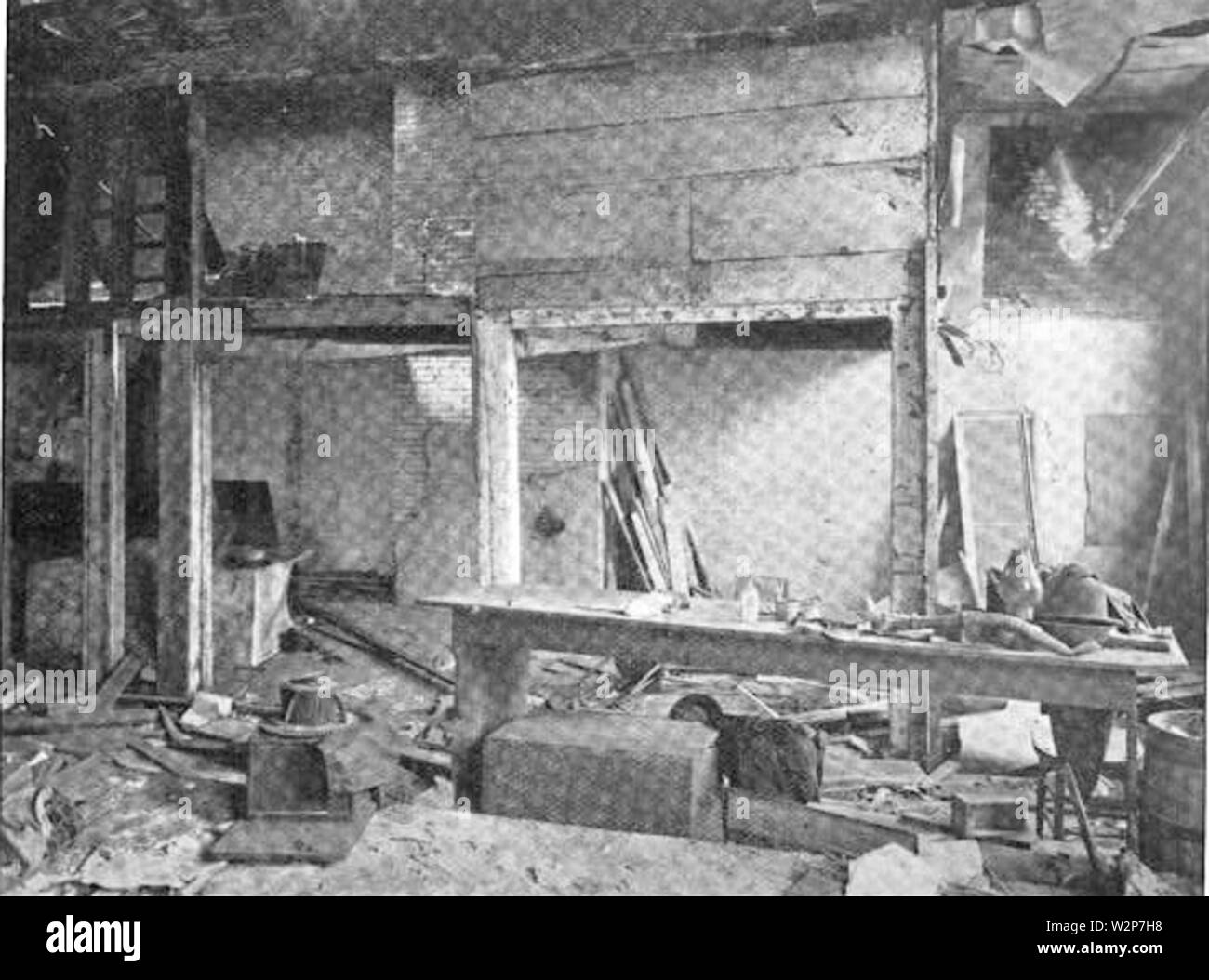 Former commercial building Black and White Stock Photos & Images - Alamy