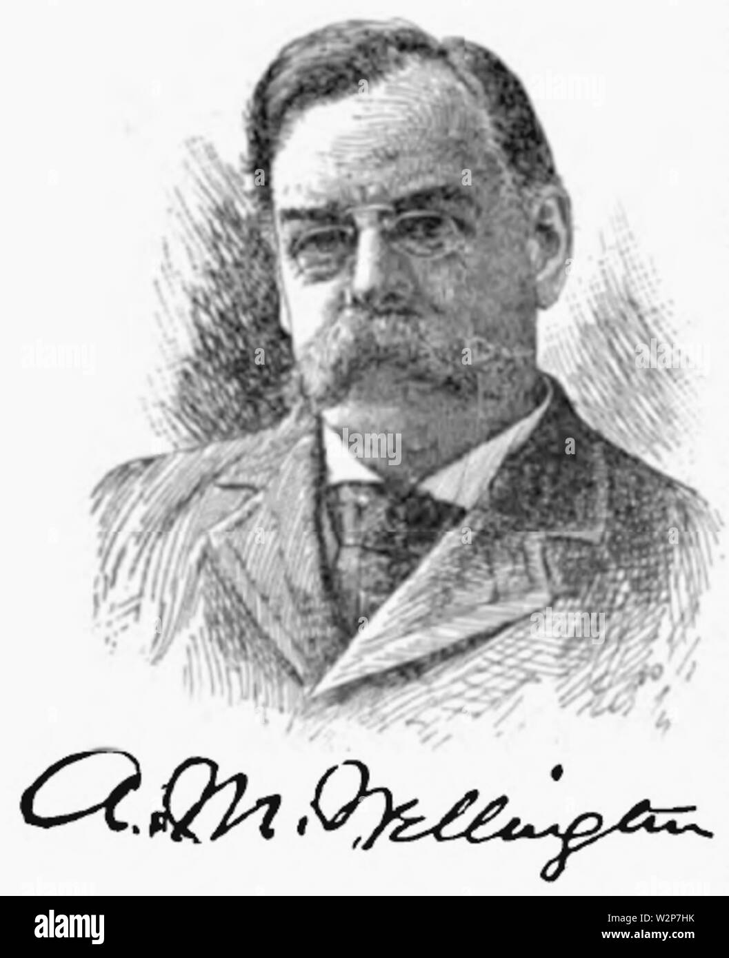 1895 NC photo of A M Wellington Stock Photo - Alamy