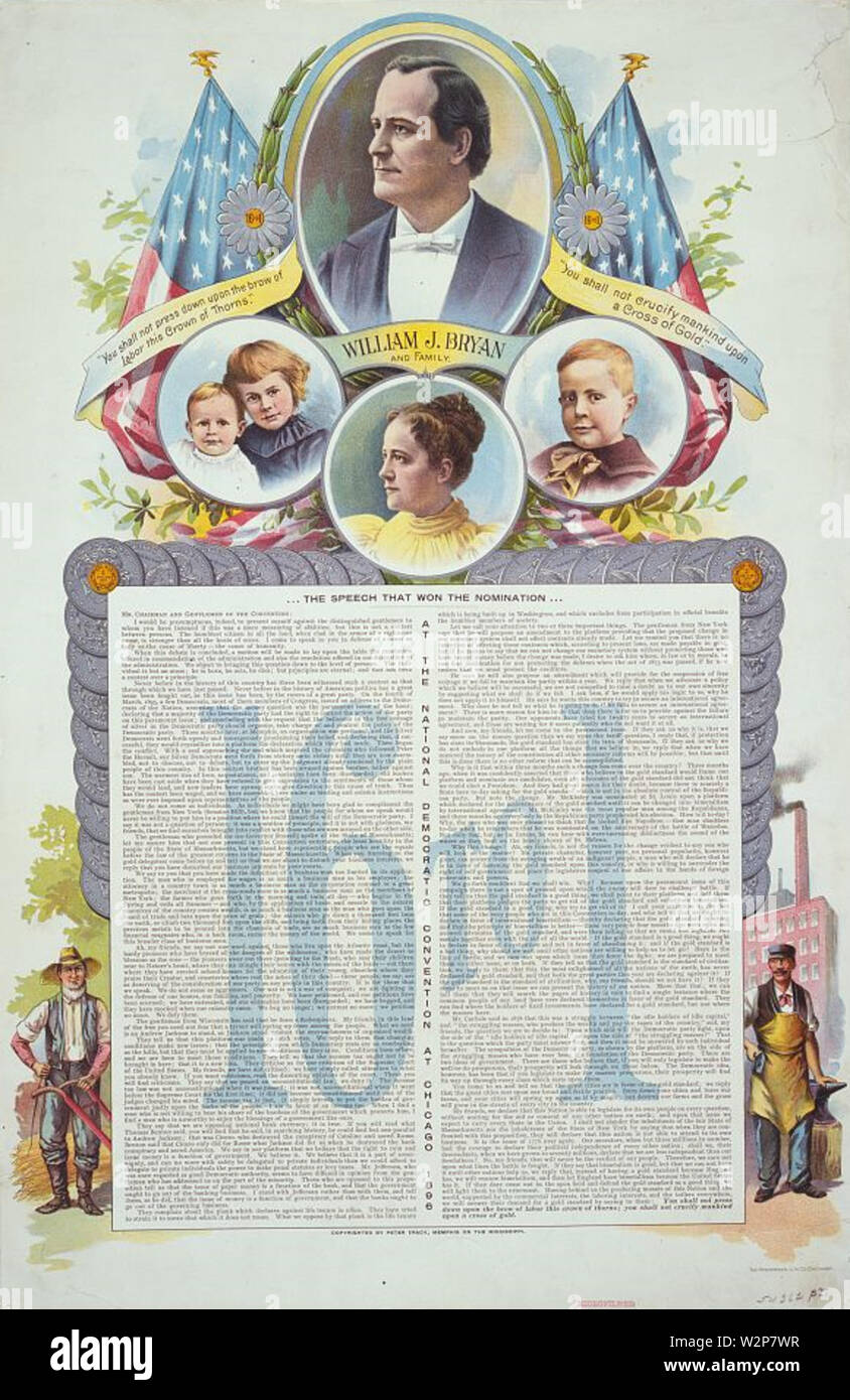 1896 presidential election hi-res stock photography and images - Alamy